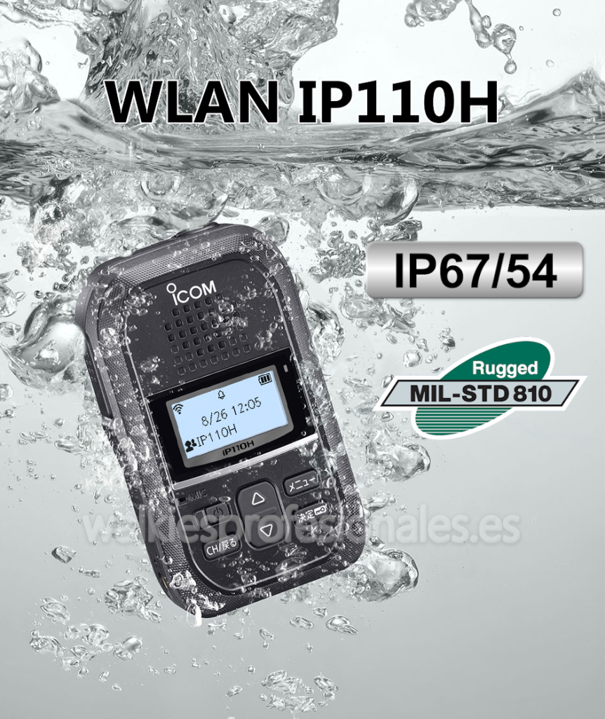 RADIO ICOM IP110H y Sistema de comunicación IP, IP1000C e IP100FS